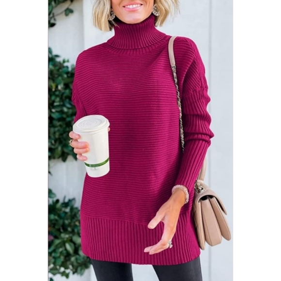 LILLUSORY | Sweaters | Womens Turtleneck Oversized Sweater | Poshmark